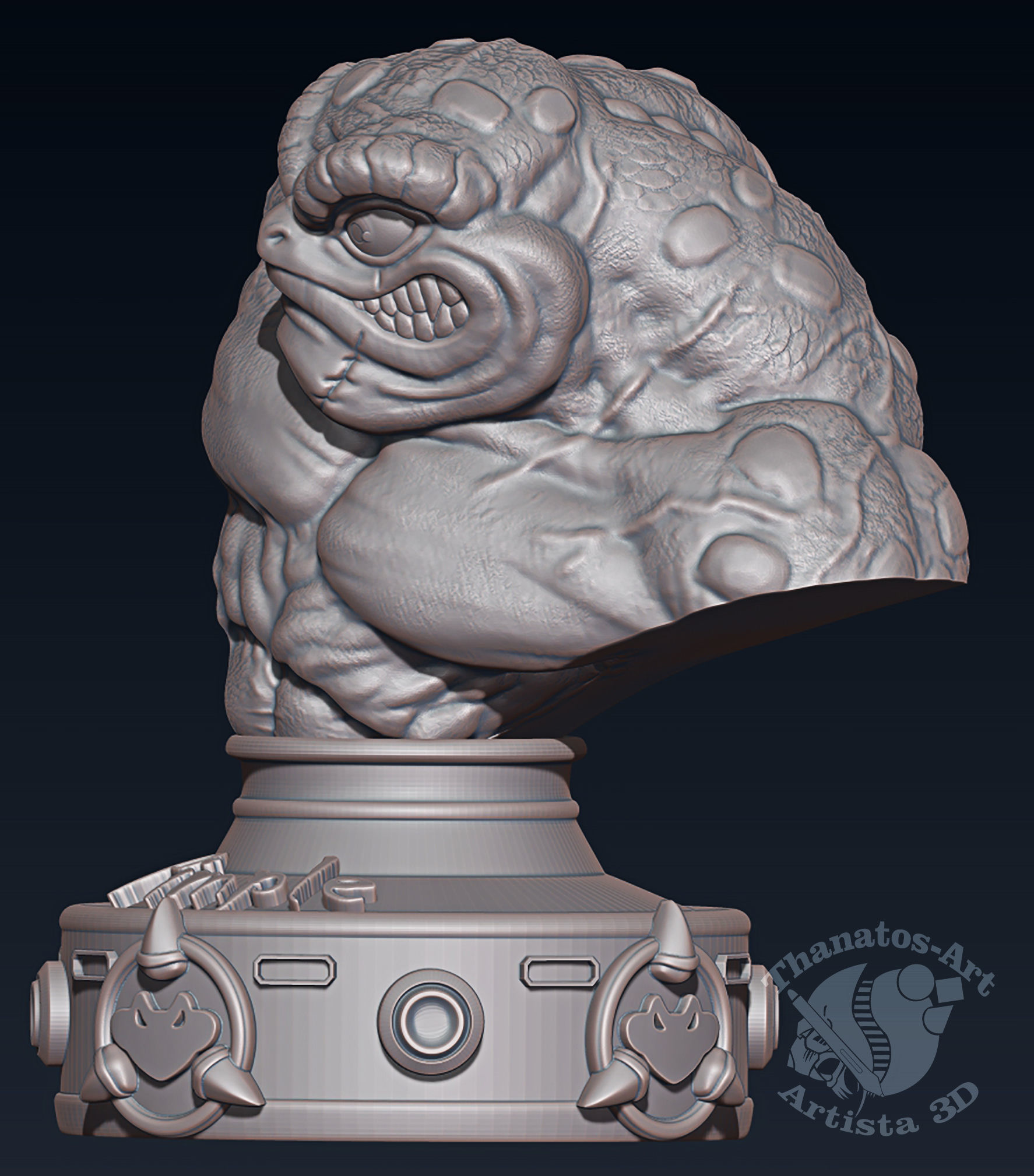 Battletoads Pimple Fan Art 3D model 3D printable | CGTrader