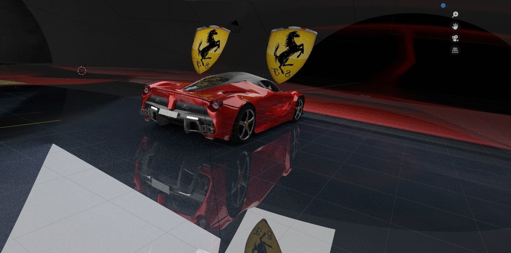 LaFerrari ferrari sports car in video game free 3D model | CGTrader