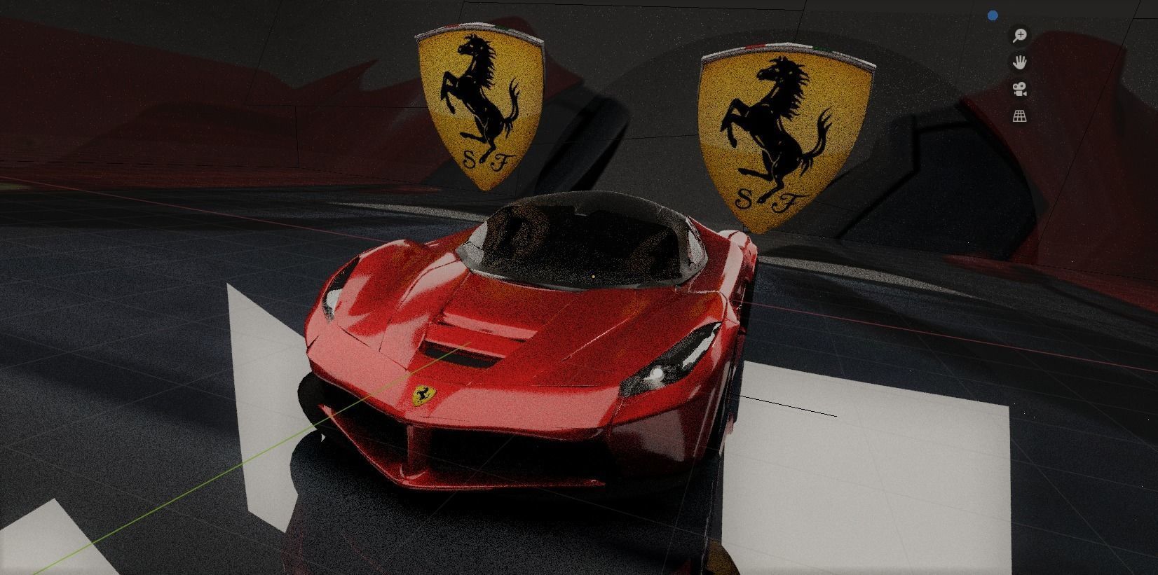 LaFerrari ferrari sports car in video game free 3D model | CGTrader