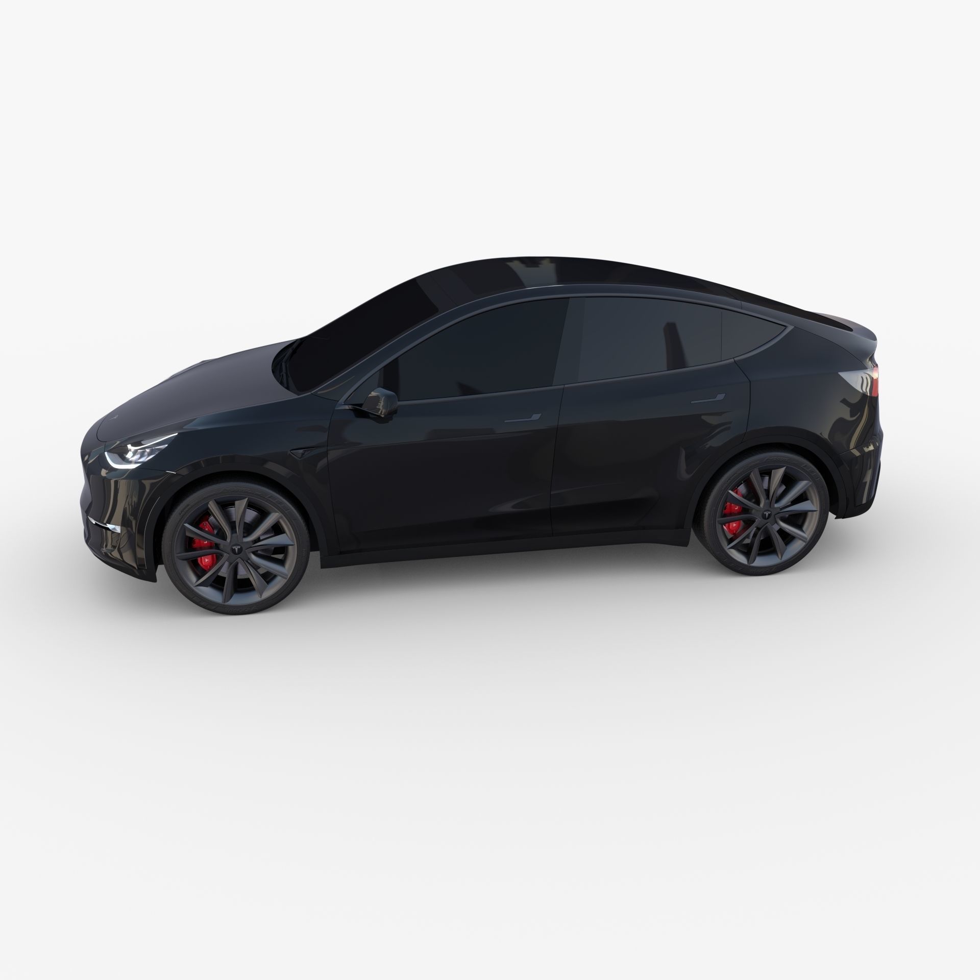 Tesla Model Y Black 3D model | CGTrader