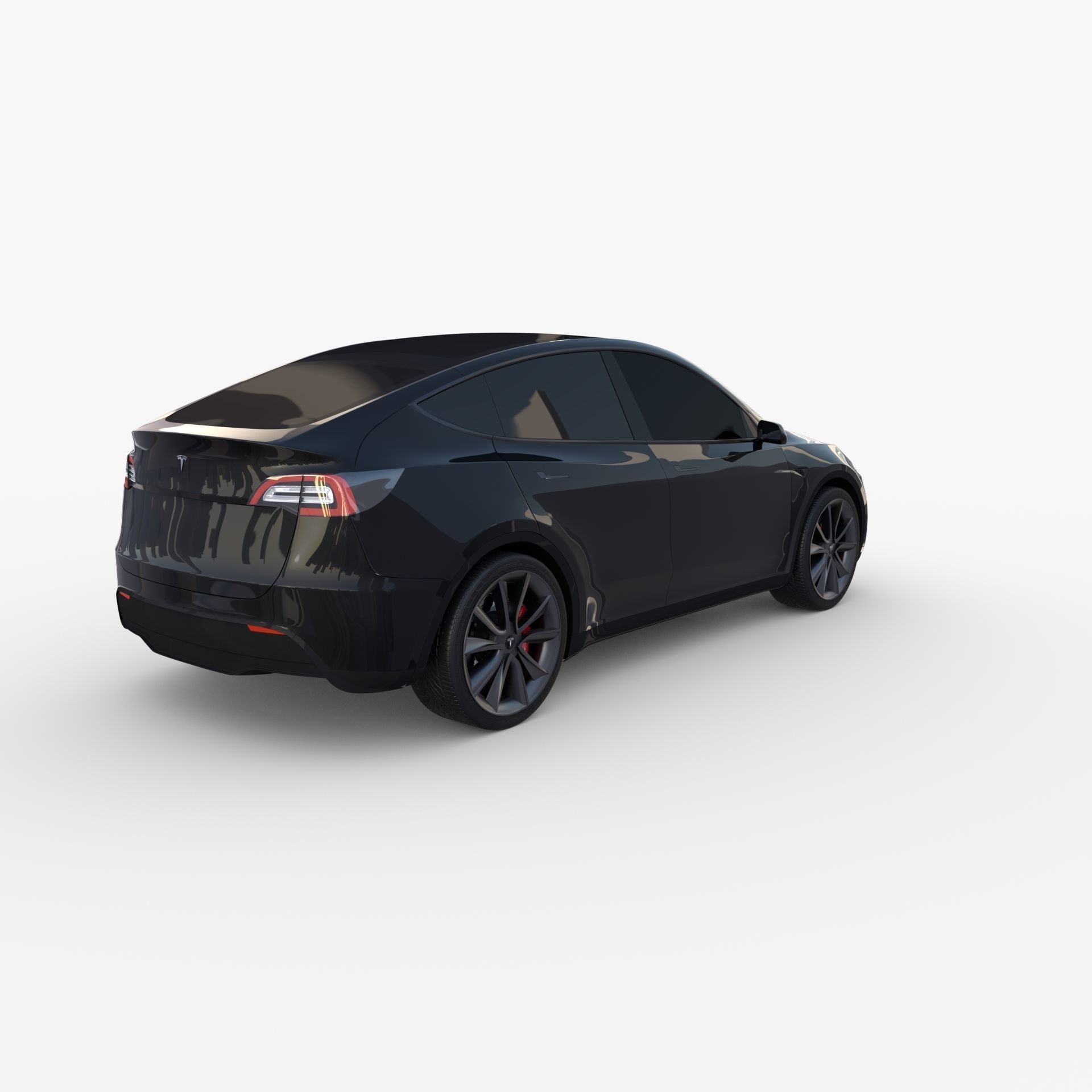 Tesla Model Y Black 3D model | CGTrader