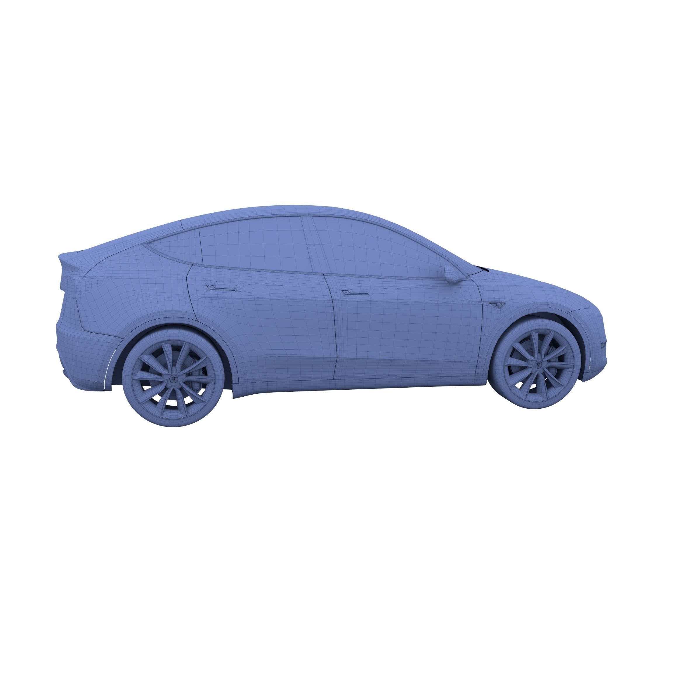 Tesla Model Y Black 3D model | CGTrader