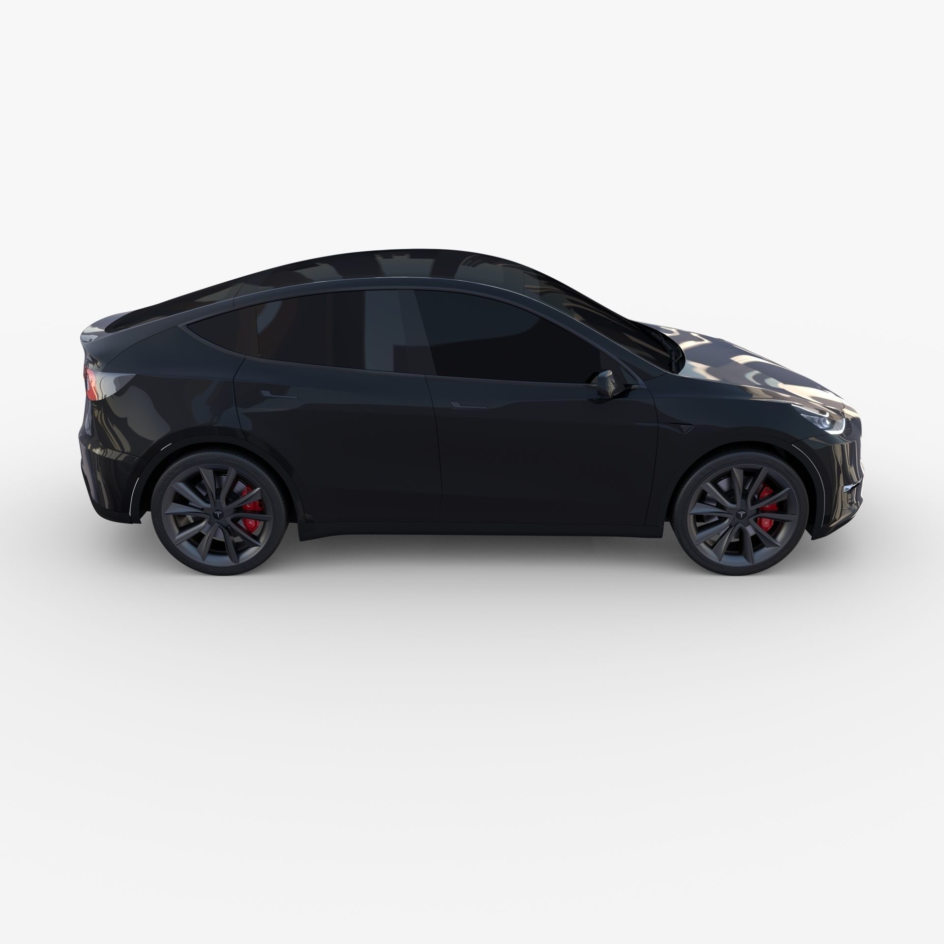 Tesla Model Y Black 3D model | CGTrader