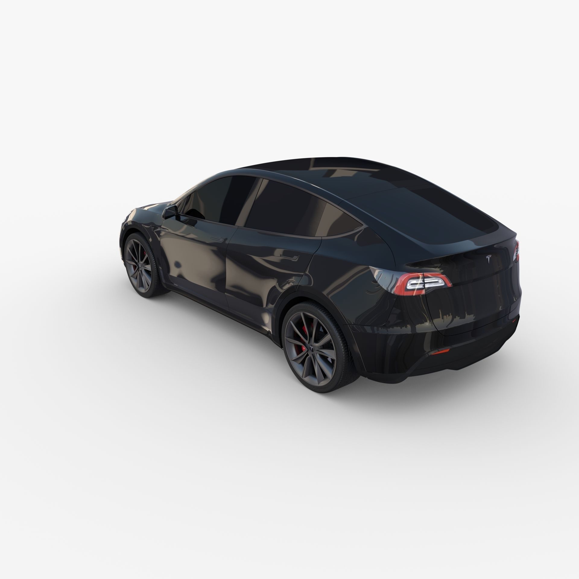 Tesla Model Y Black 3D model | CGTrader
