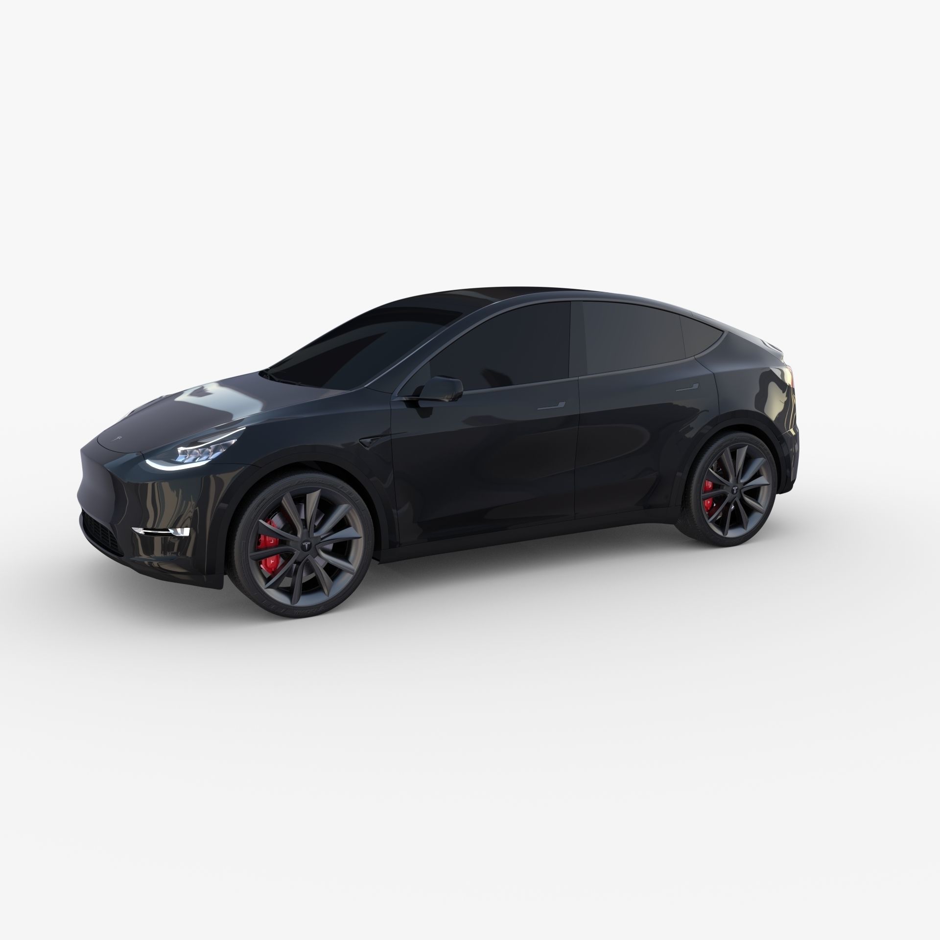 Tesla Model Y Black 3D model | CGTrader