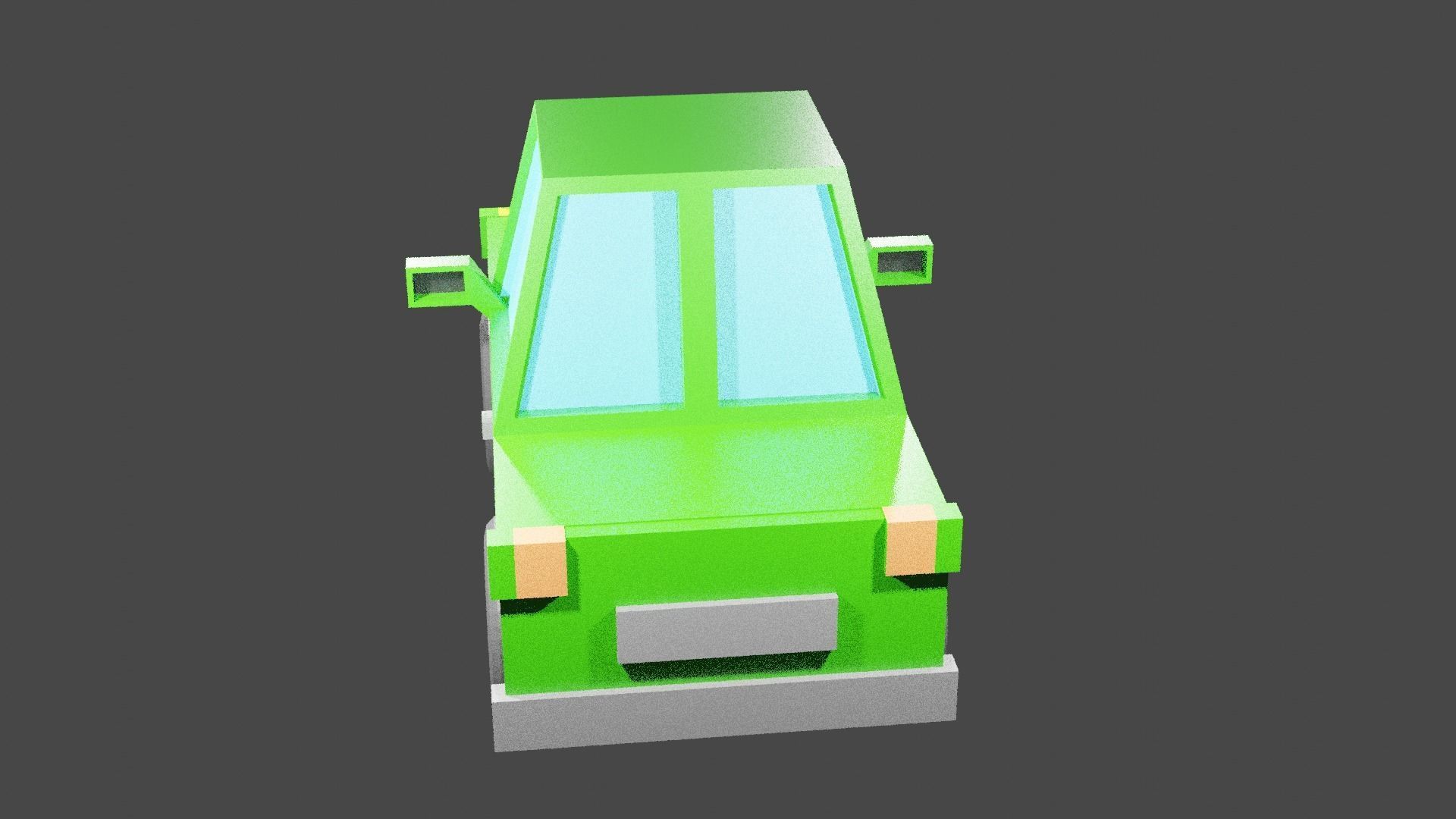 low poly easy car 3D model | CGTrader