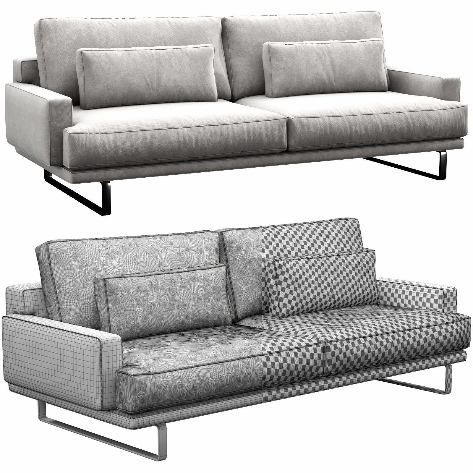 Interface Rex Sofa 3D model | CGTrader