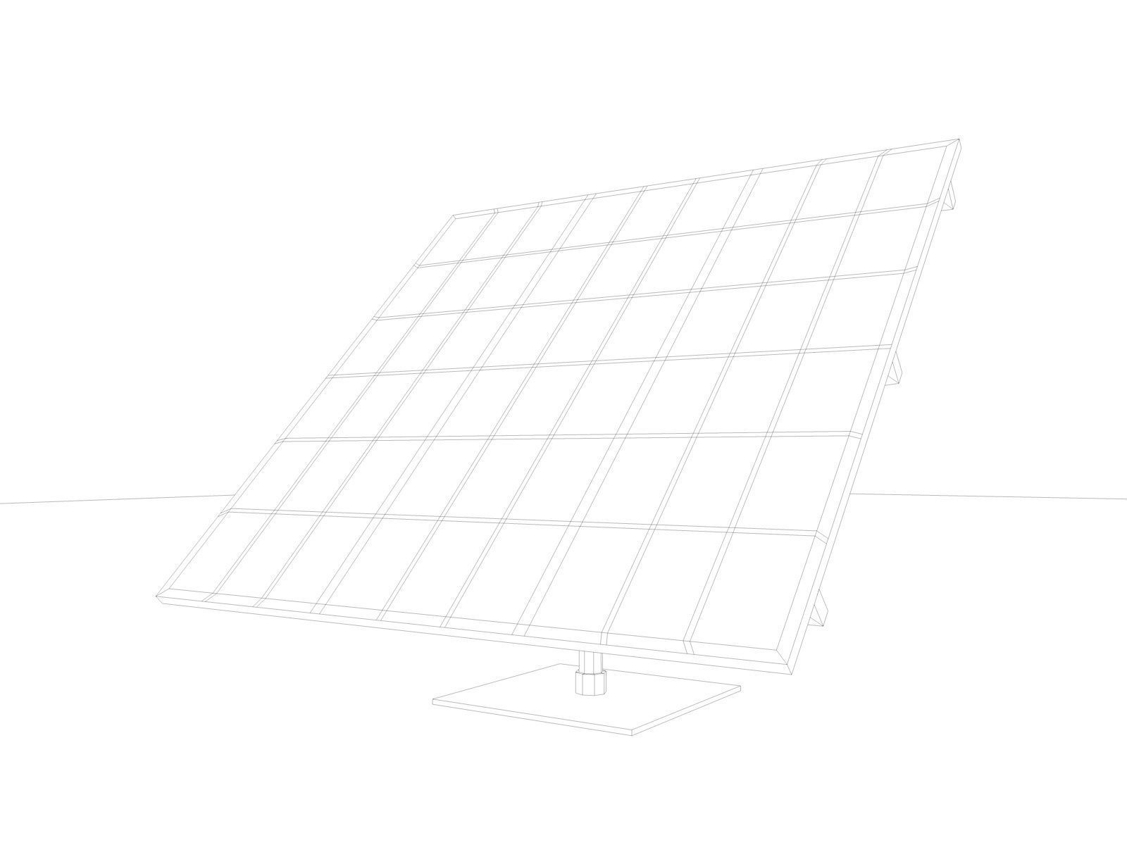 Cartoon Low Poly Solar Panel free VR / AR / low-poly 3D model | CGTrader
