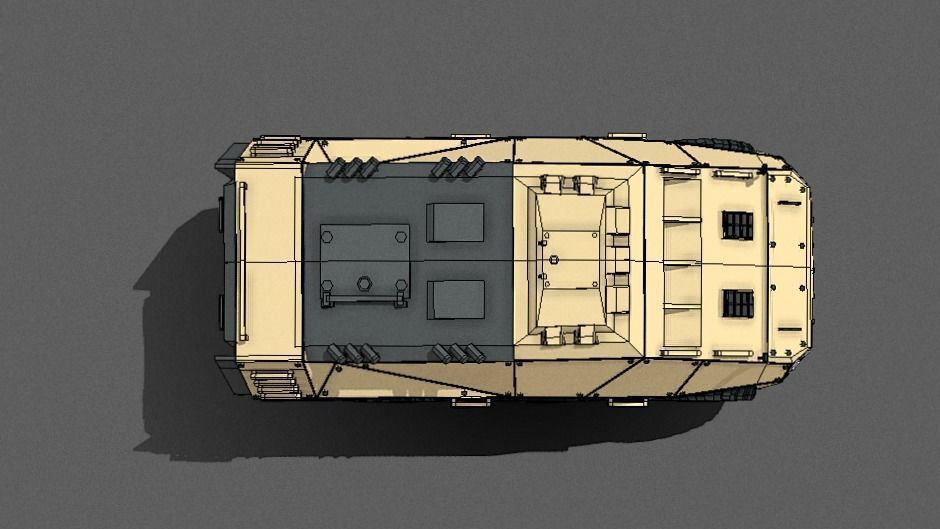 3D model Amphibious APC Lowpoly VR / AR / low-poly | CGTrader