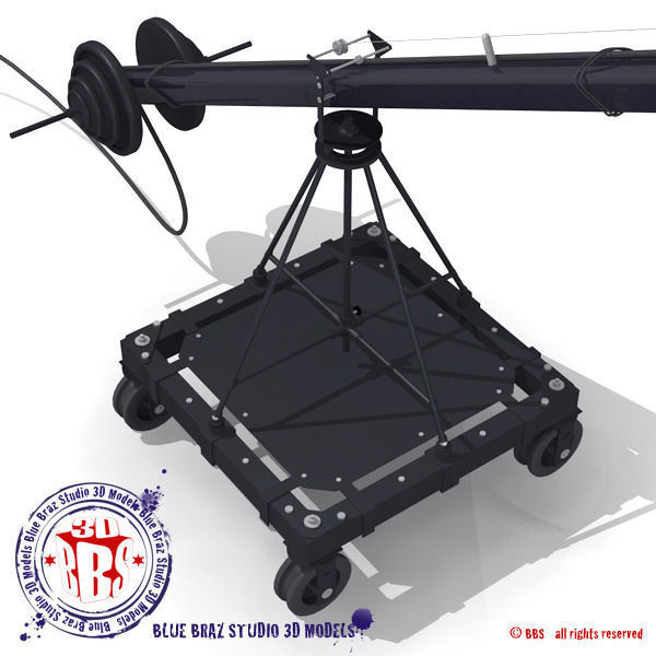 jimmy jib 3D model | CGTrader