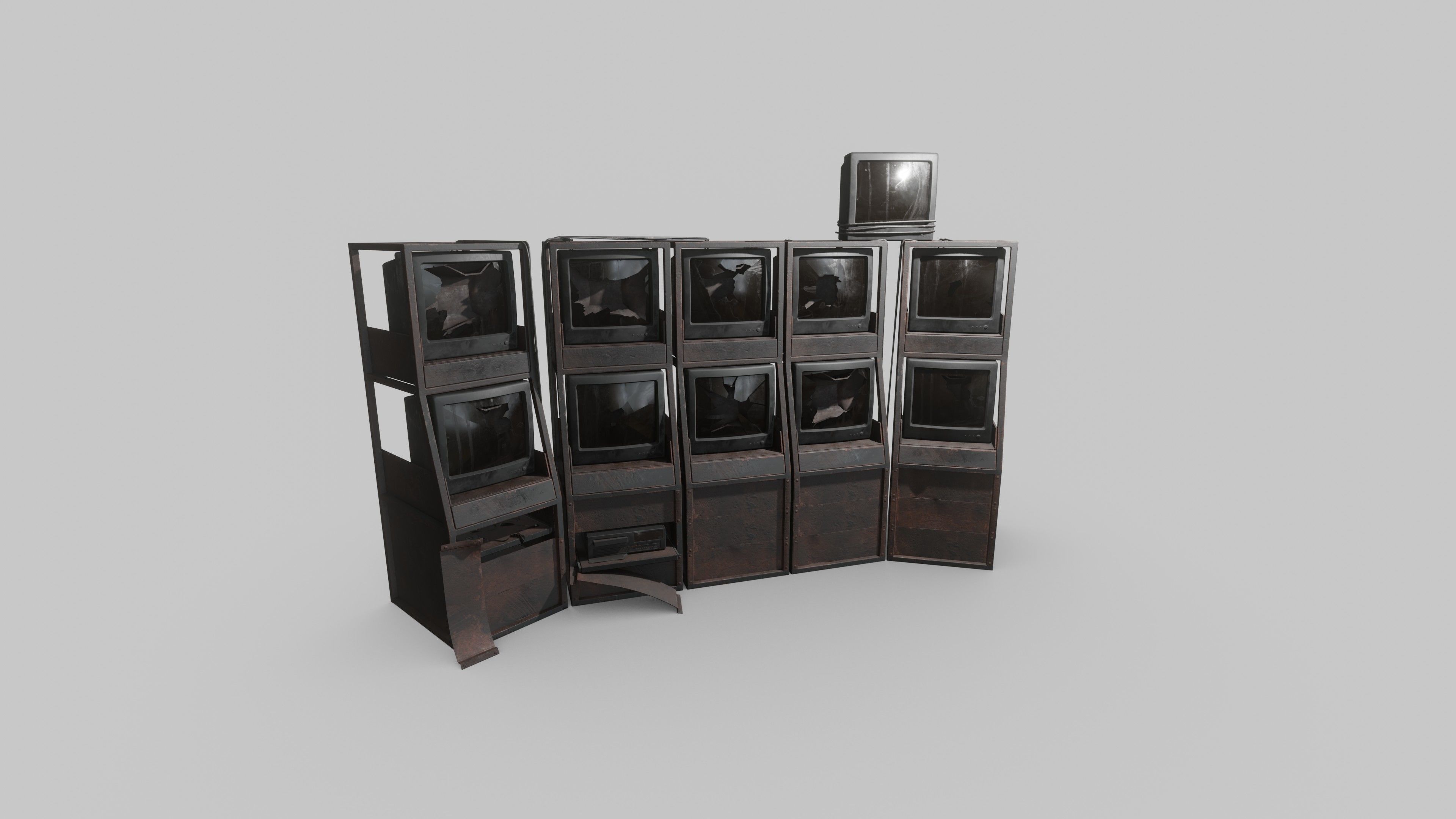 CCTV Rack free VR / AR / low-poly 3D model | CGTrader