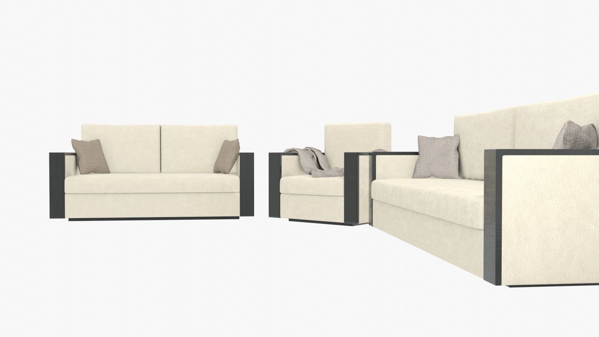 Armani Raphael Sofa Collection 3D model | CGTrader