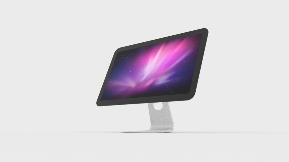 iMac 2020 concept v2 3D model rigged | CGTrader