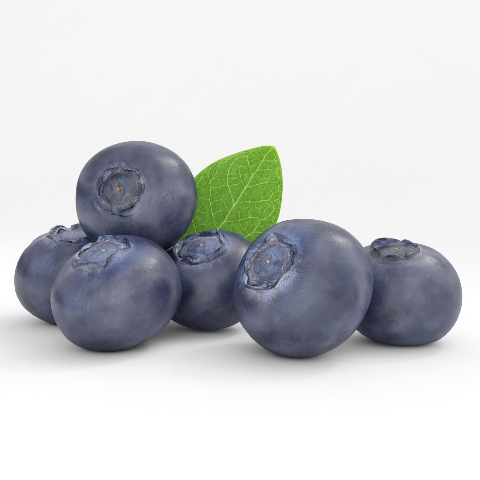 Blueberries 3D model | CGTrader