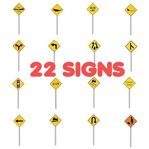 Street Sign Collection 3D model | CGTrader