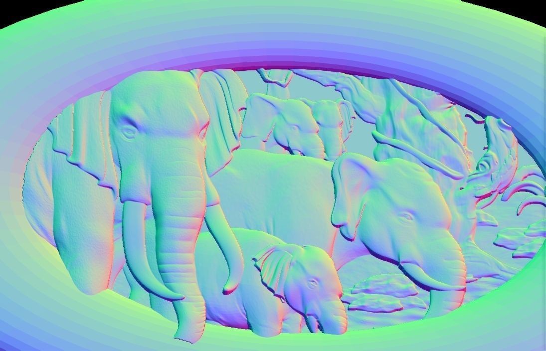 ELEPHANTS free 3D model | CGTrader