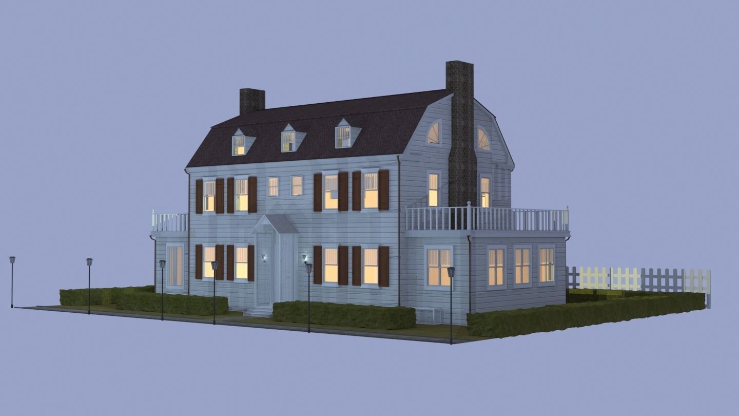 Amityvilles horror house from scary movie 3D model | CGTrader