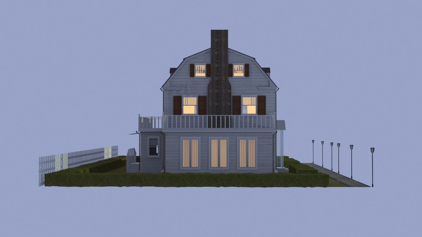 Amityvilles horror house from scary movie 3D model | CGTrader
