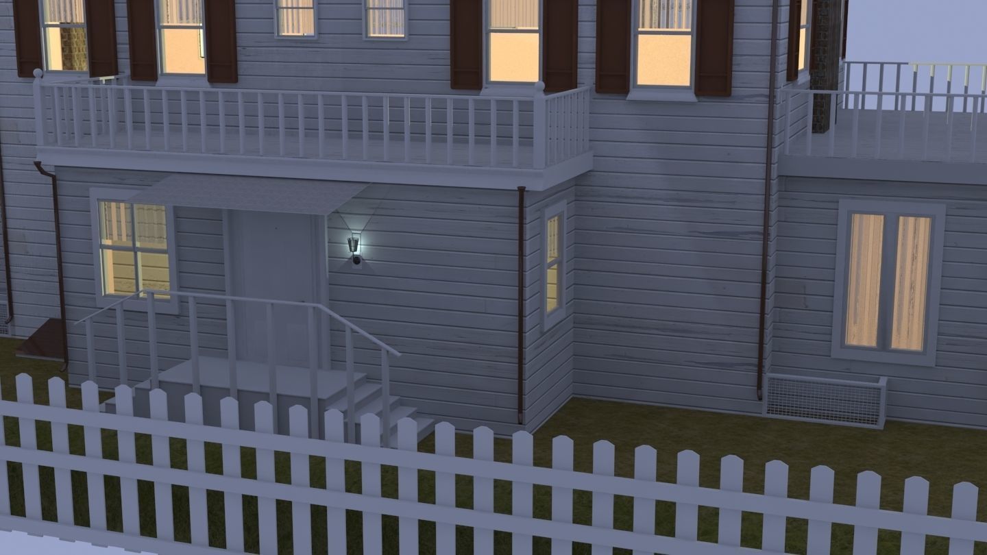 Amityvilles horror house from scary movie 3D model | CGTrader