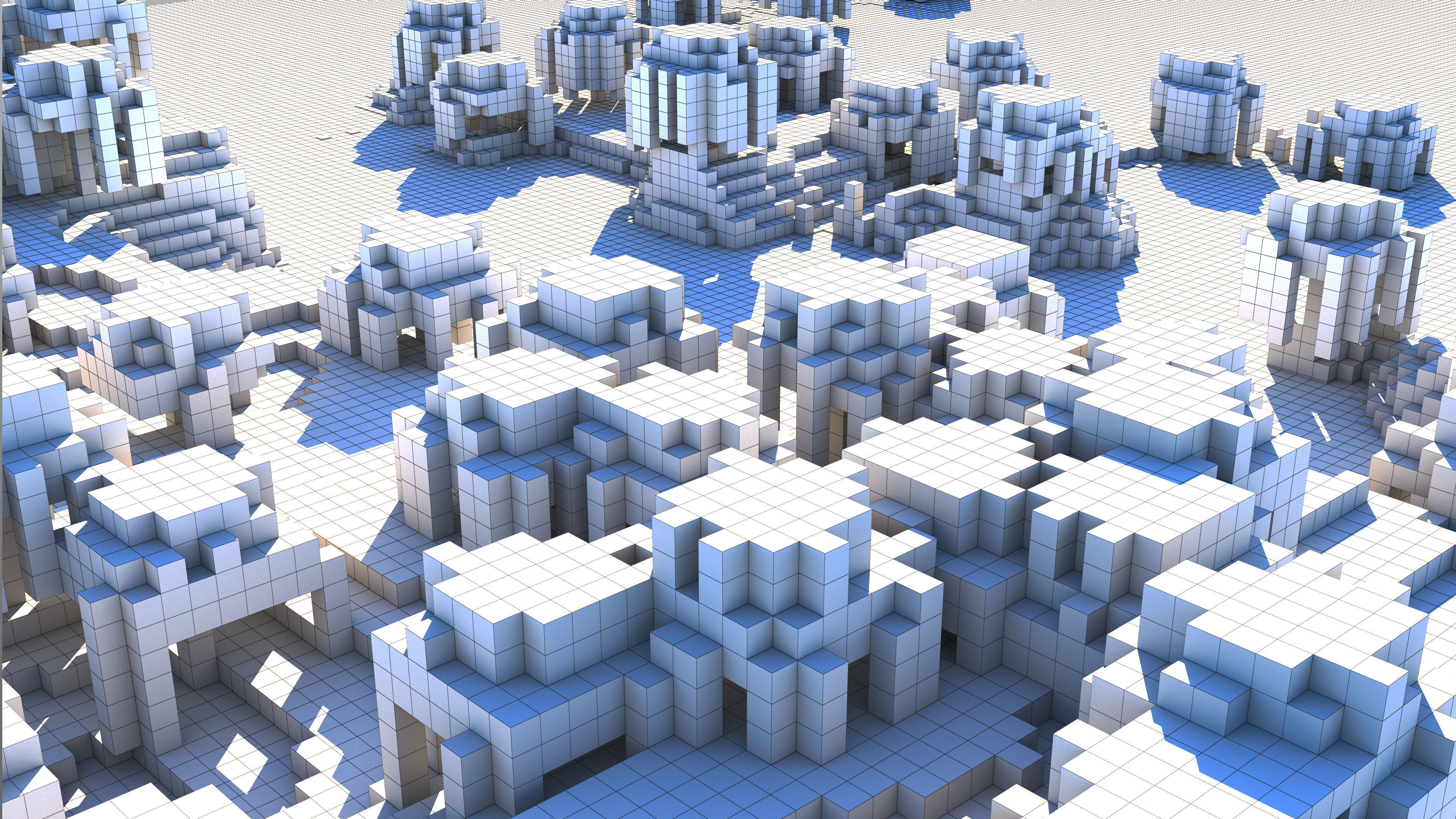 Minecraft Archipellago Island Chain 3D model | CGTrader