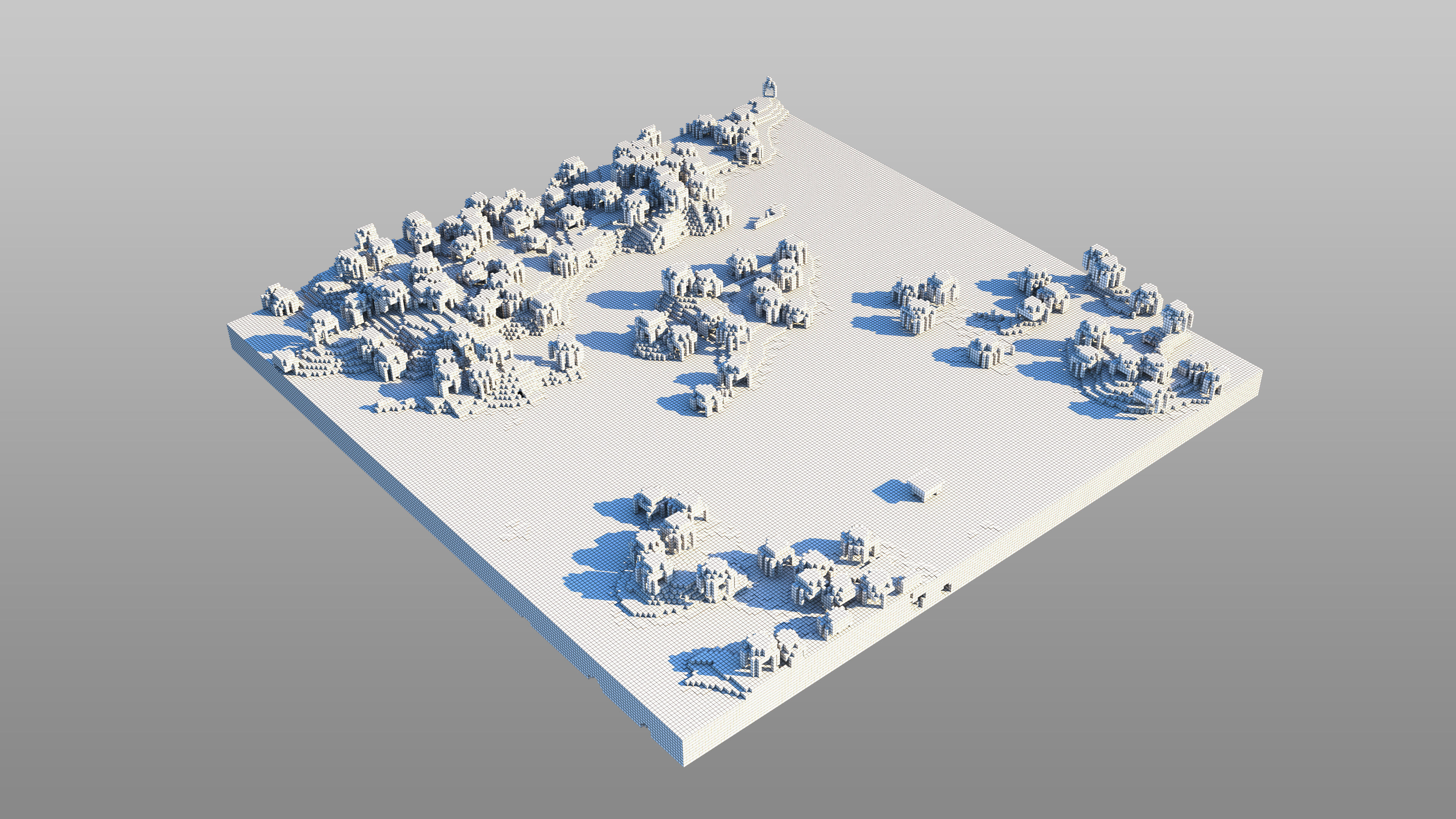 Minecraft Archipellago Island Chain 3D model | CGTrader