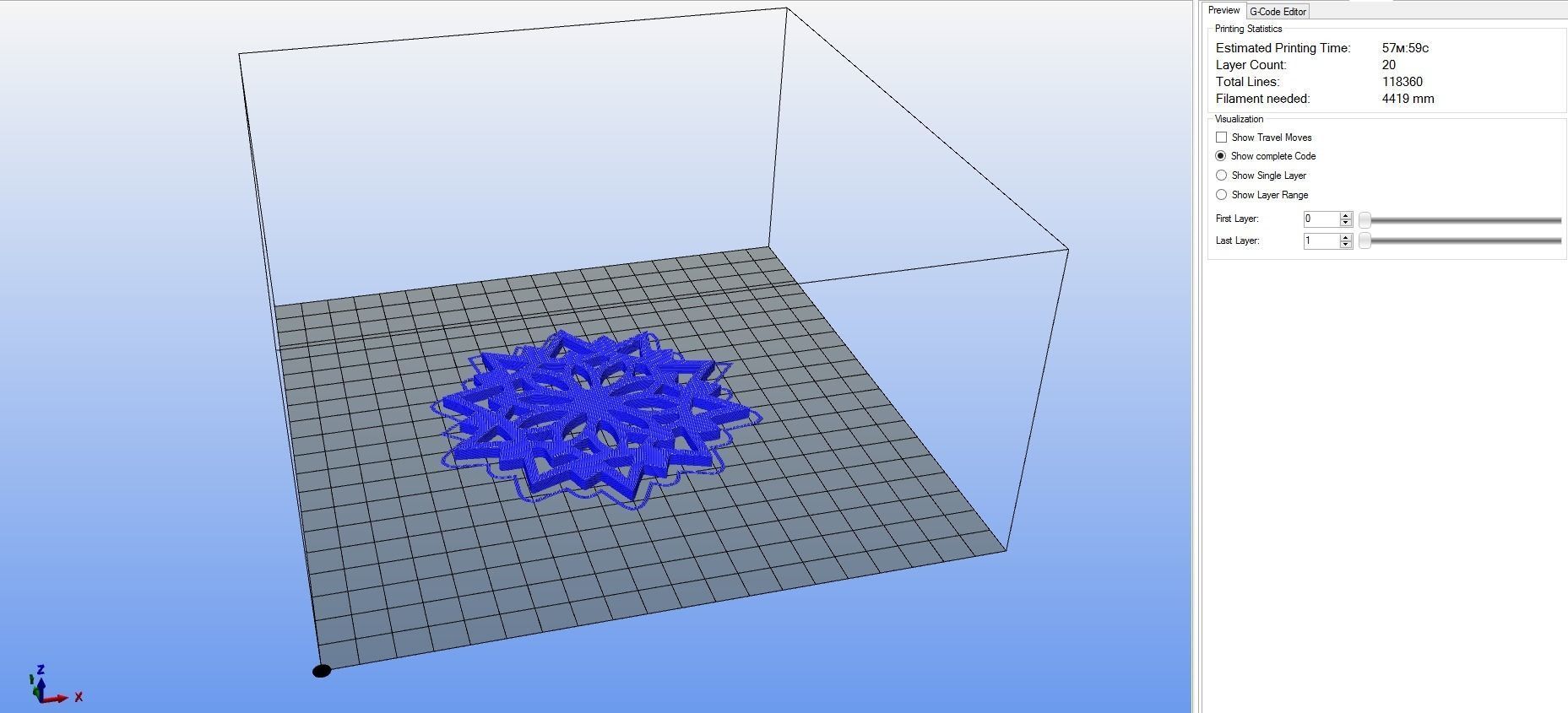 Snowflake 3D print model 3D model 3D printable | CGTrader