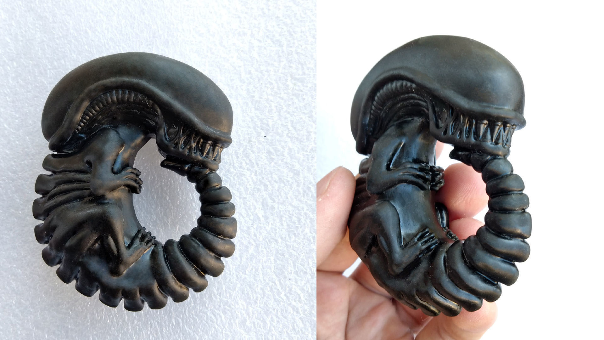 Xenomorph Alien Embryo 3D model 3D printable | CGTrader