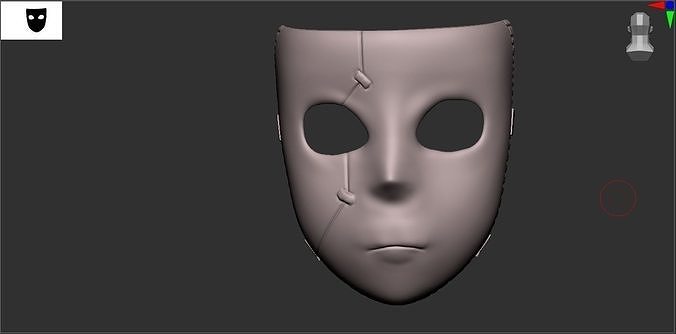 Sally mask 3D model | CGTrader