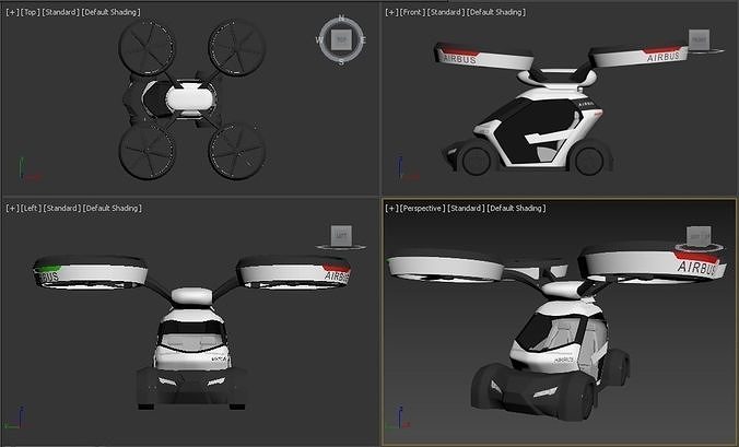 CAR AIR 3D model animated | CGTrader