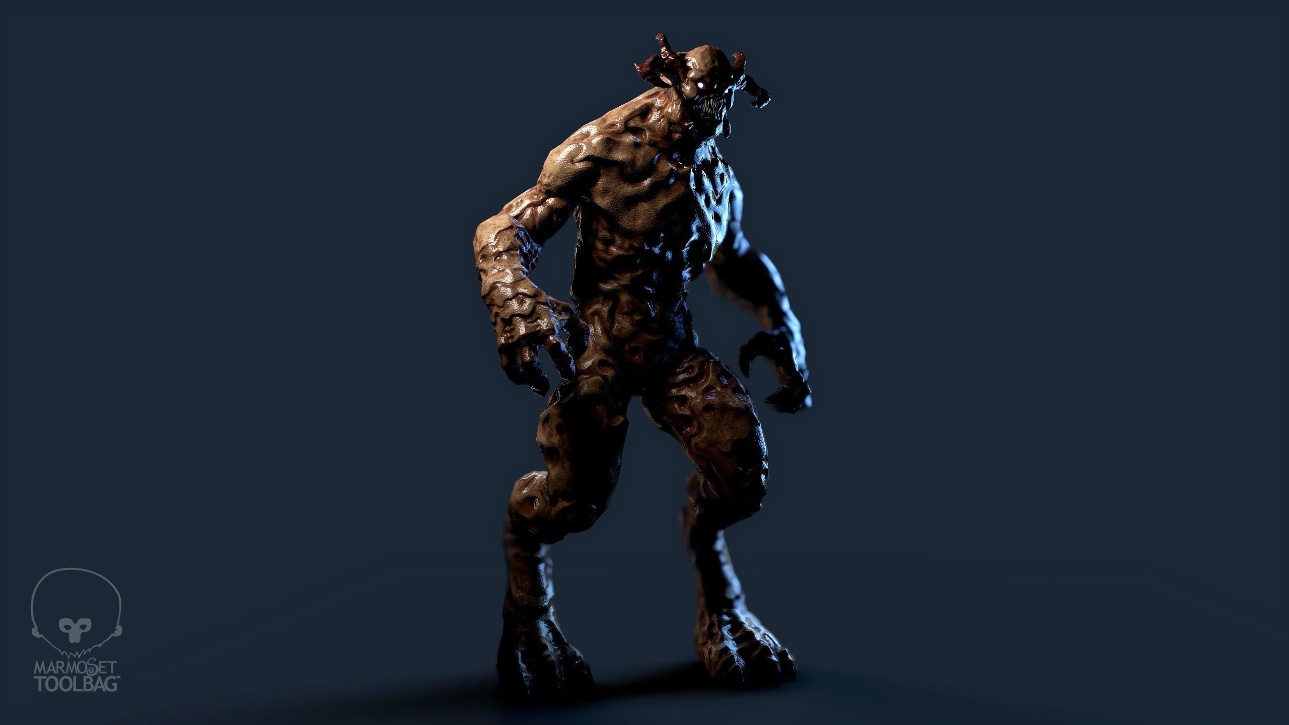 3D model Alpha Demon - Game Ready VR / AR / low-poly rigged animated ...