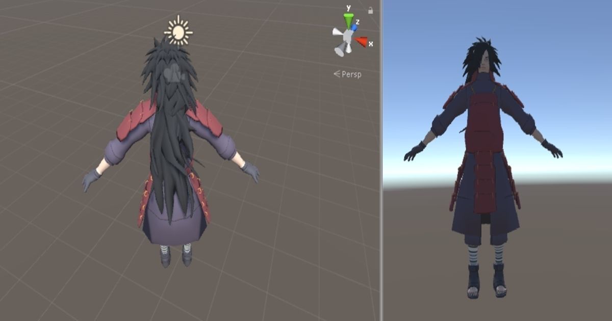 Madara Uchiha Animated 3D model animated rigged | CGTrader