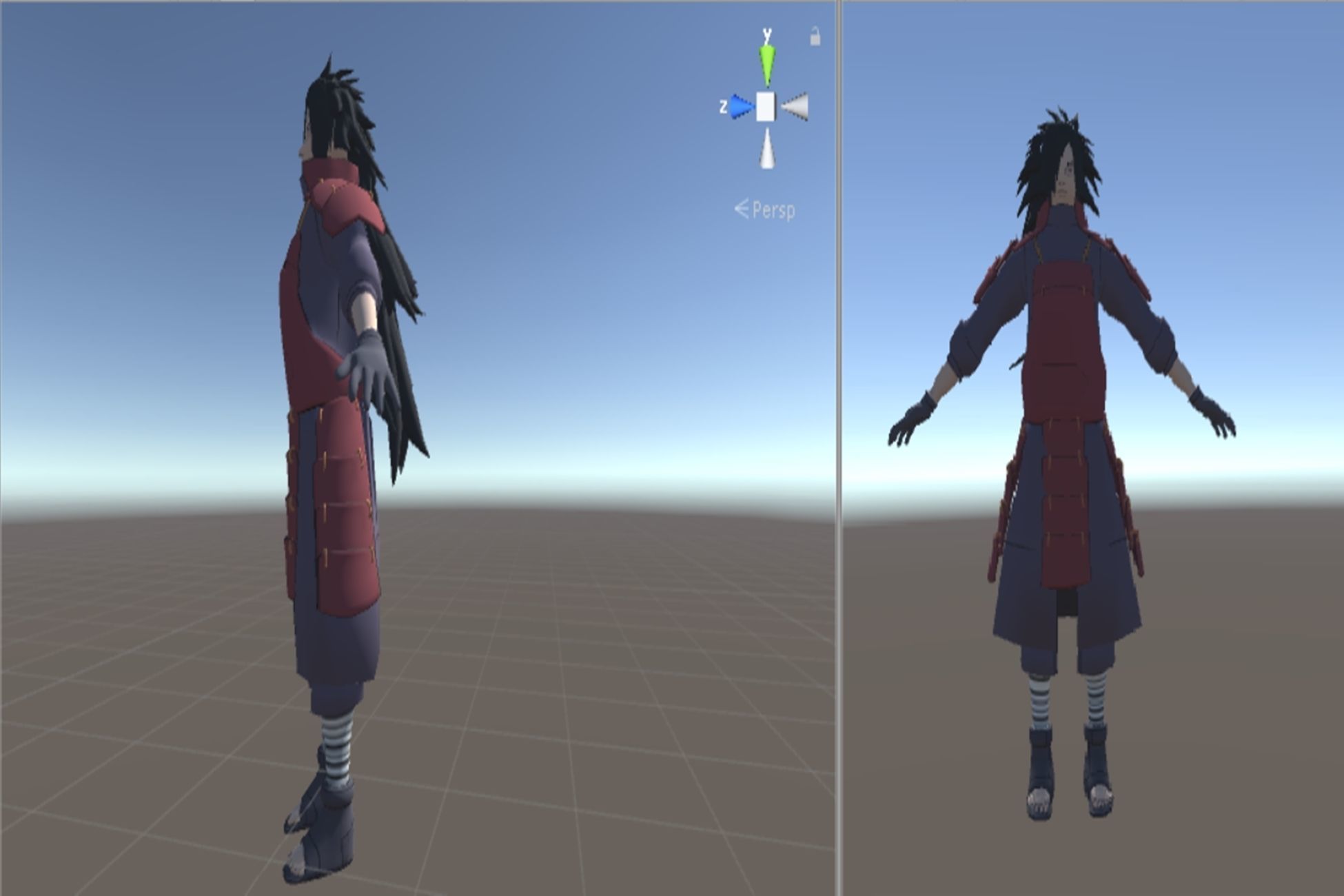 Madara Uchiha Animated 3D model animated rigged | CGTrader