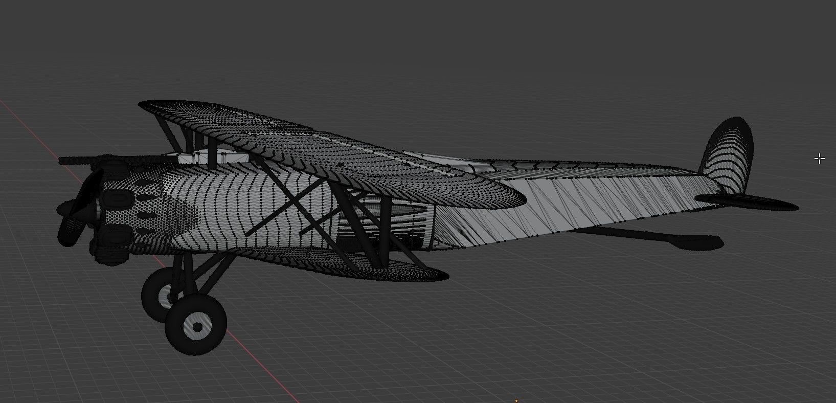 Biplan 3D model | CGTrader