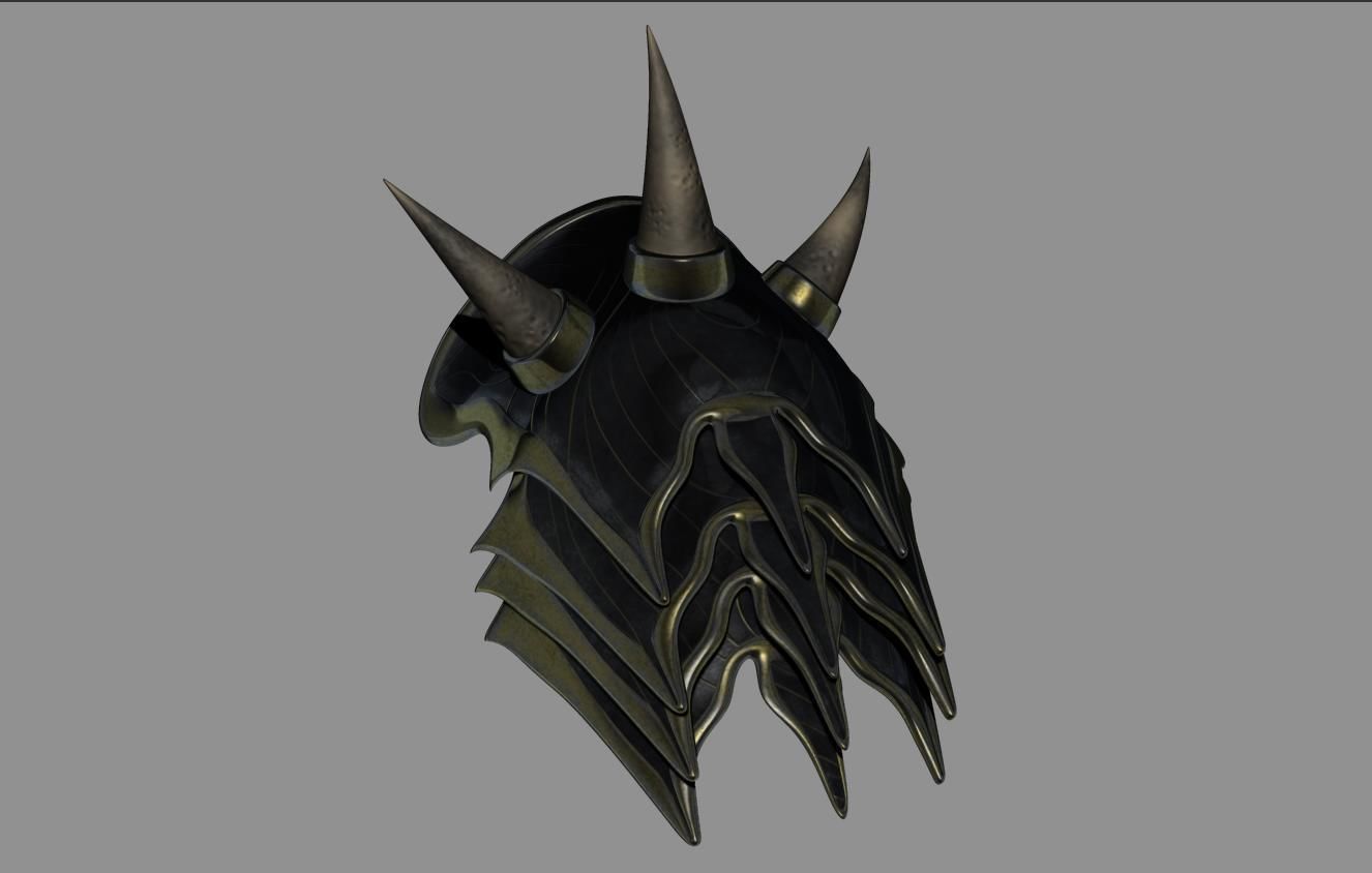 Shoulder Armor Sculpt 3D model | CGTrader