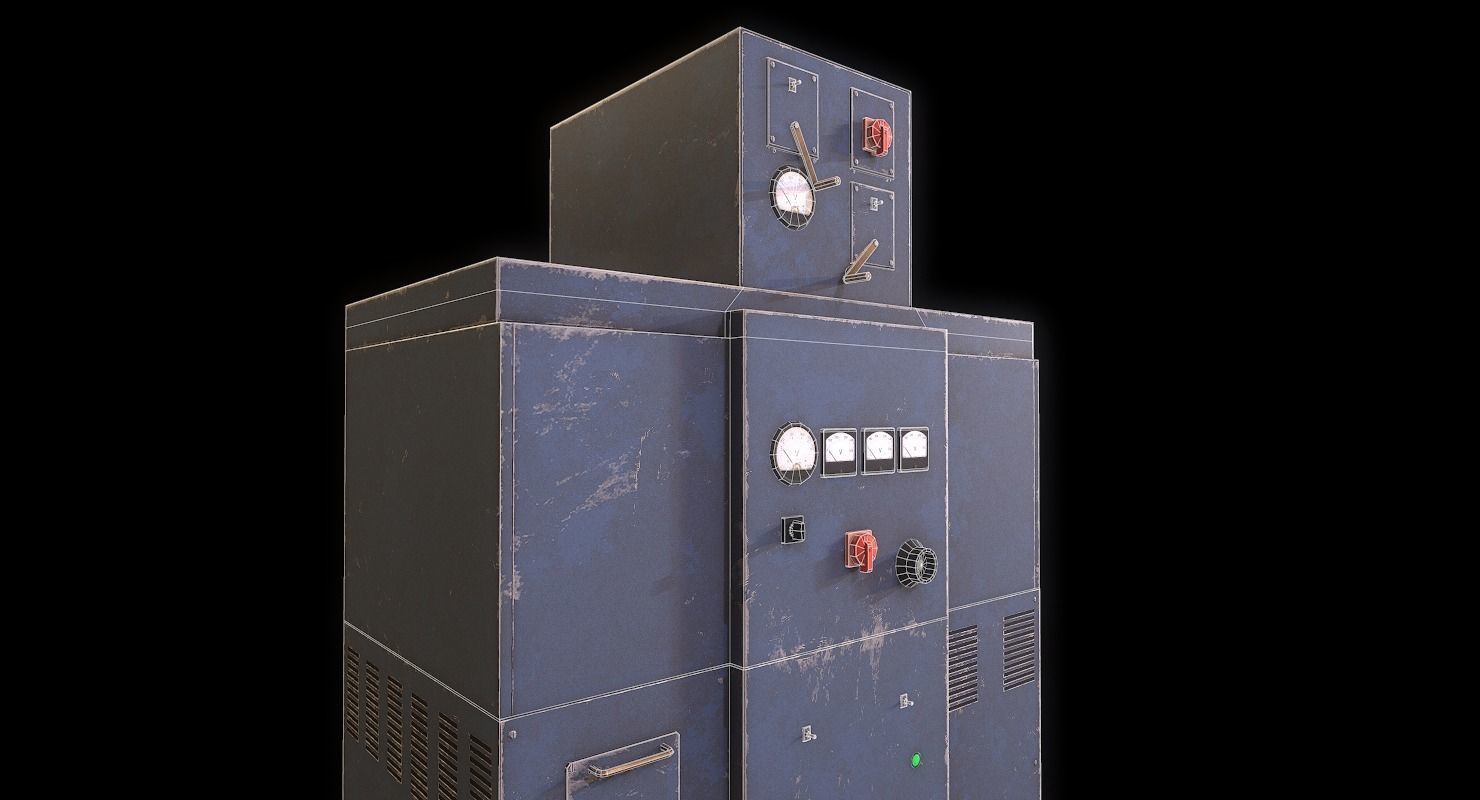 3D model Transformer Box WWII VR / AR / low-poly | CGTrader