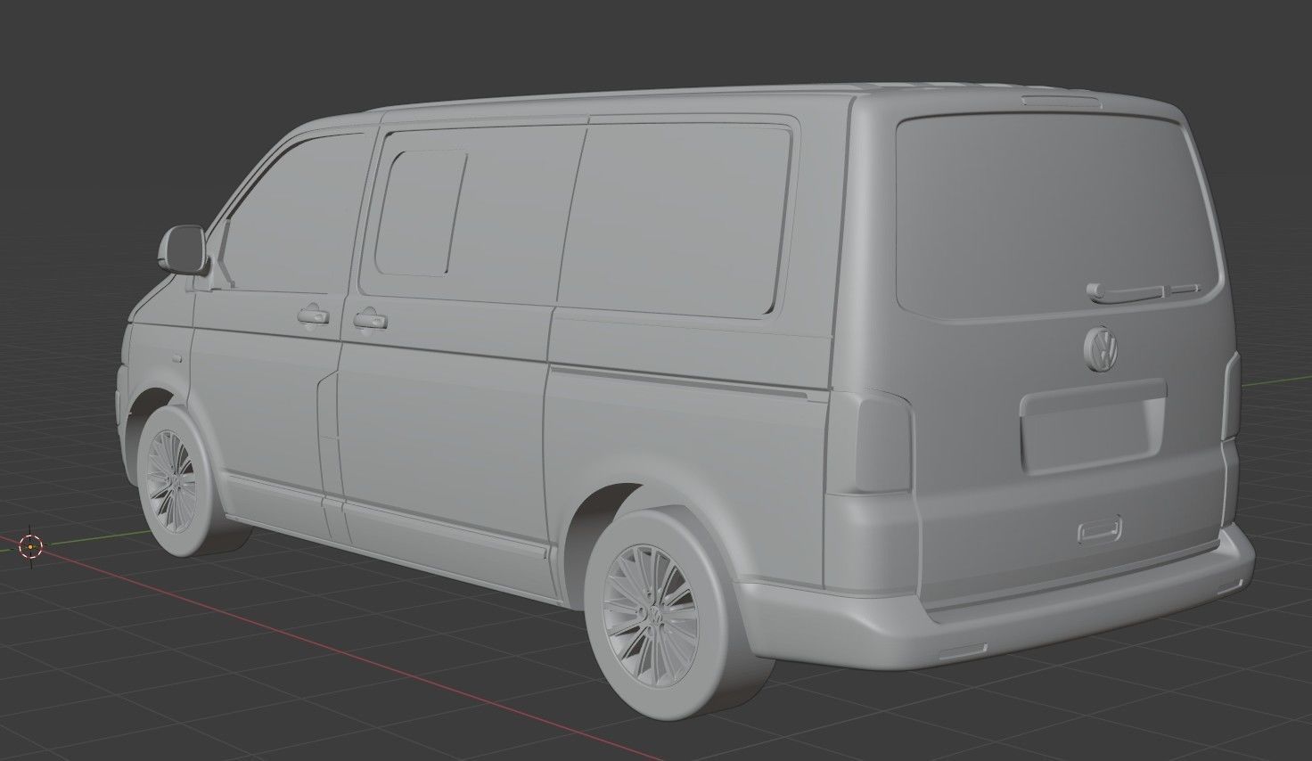 VW multivan 3D model | CGTrader