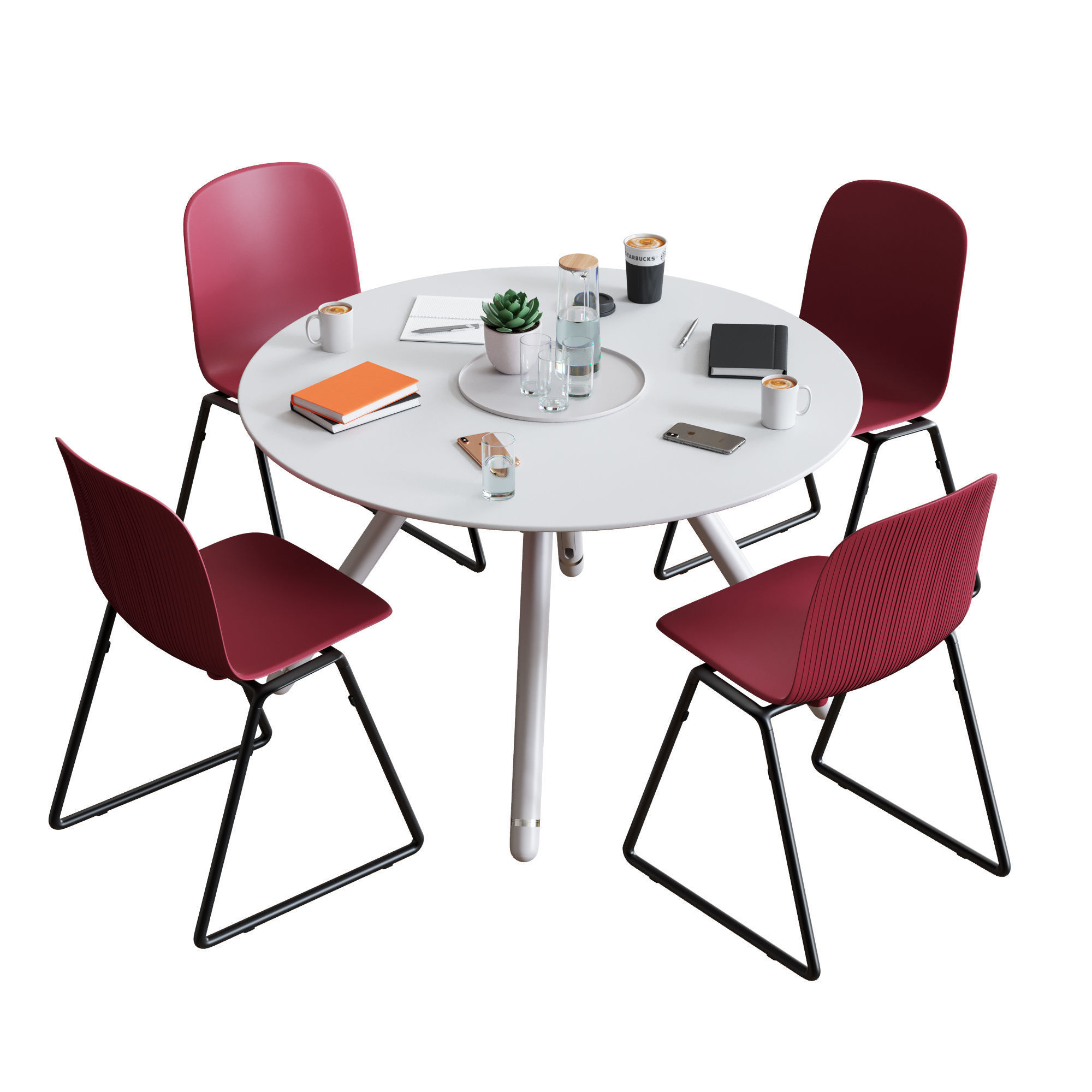 Steelcase - POTRERO415 Conference Set2 3D model | CGTrader