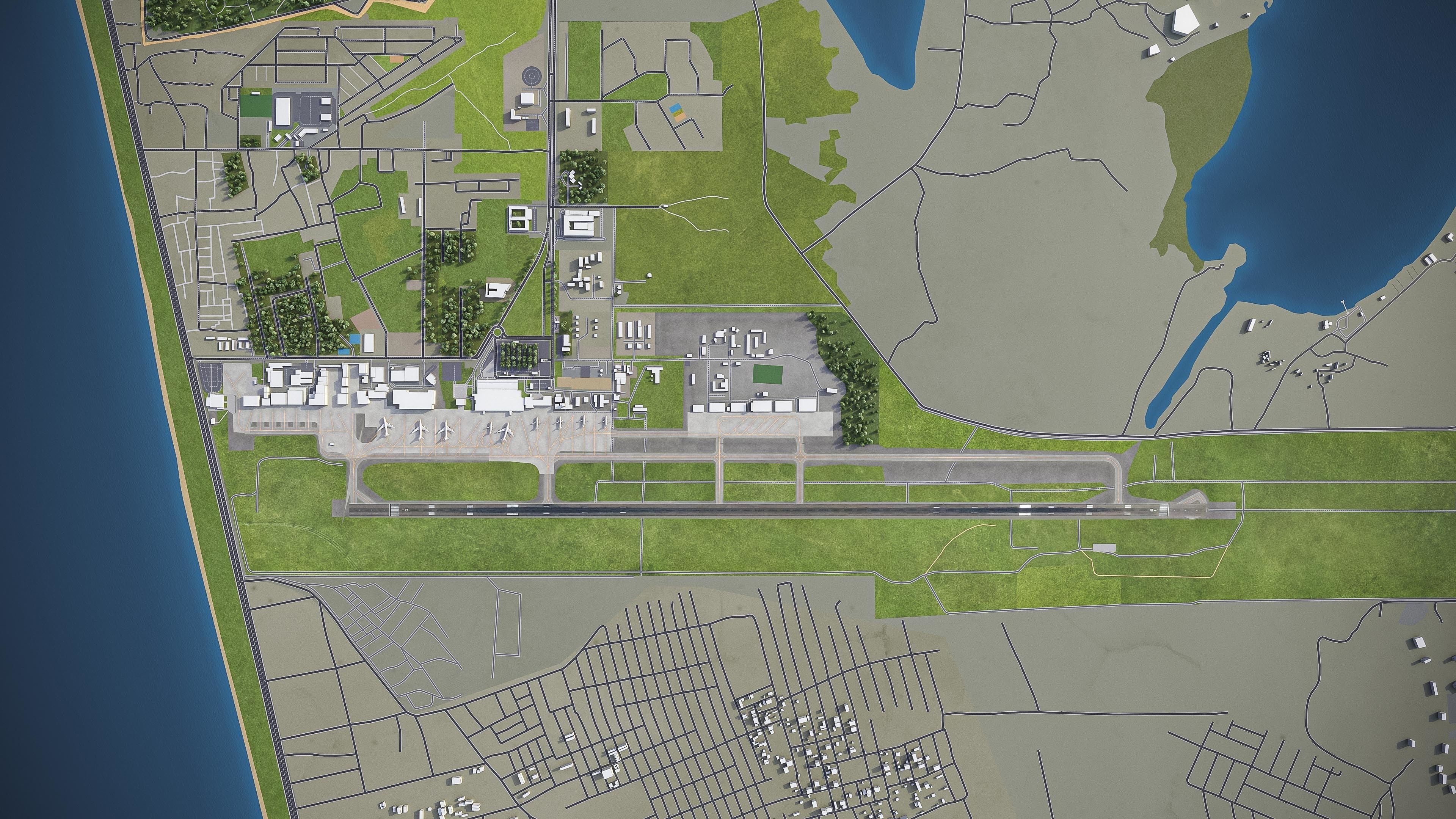 3D model Felix Houphouet Boigny International Airport - ABJ VR / AR ...