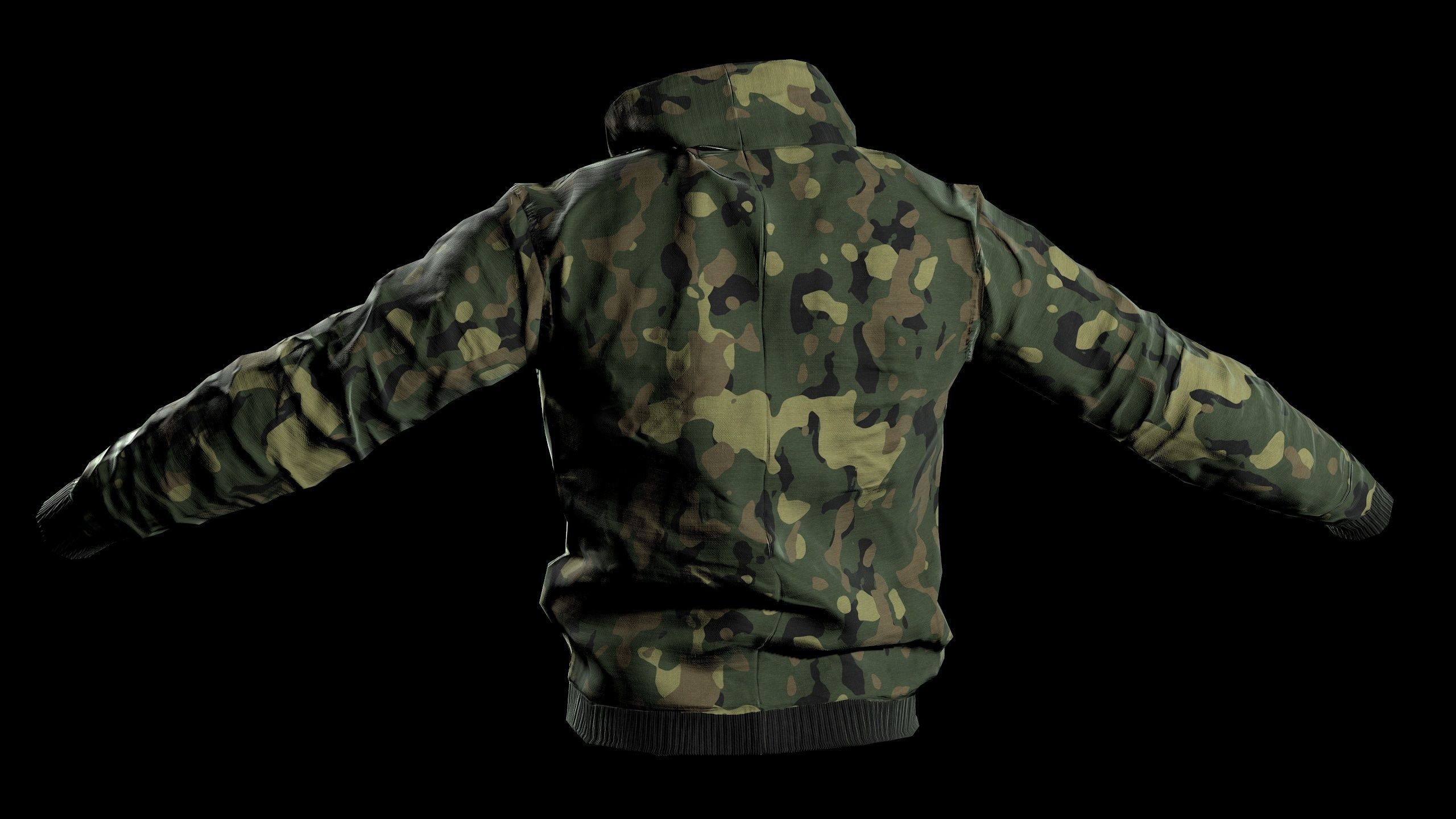 Army Jacket free VR / AR / low-poly 3D model | CGTrader