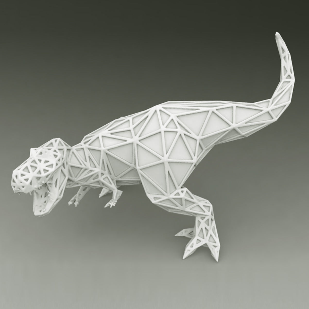 3D PRINTED MODEL T-REX -Line-surface-style 3D model 3D printable | CGTrader