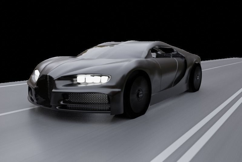 bugatti chiron free 3D model | CGTrader