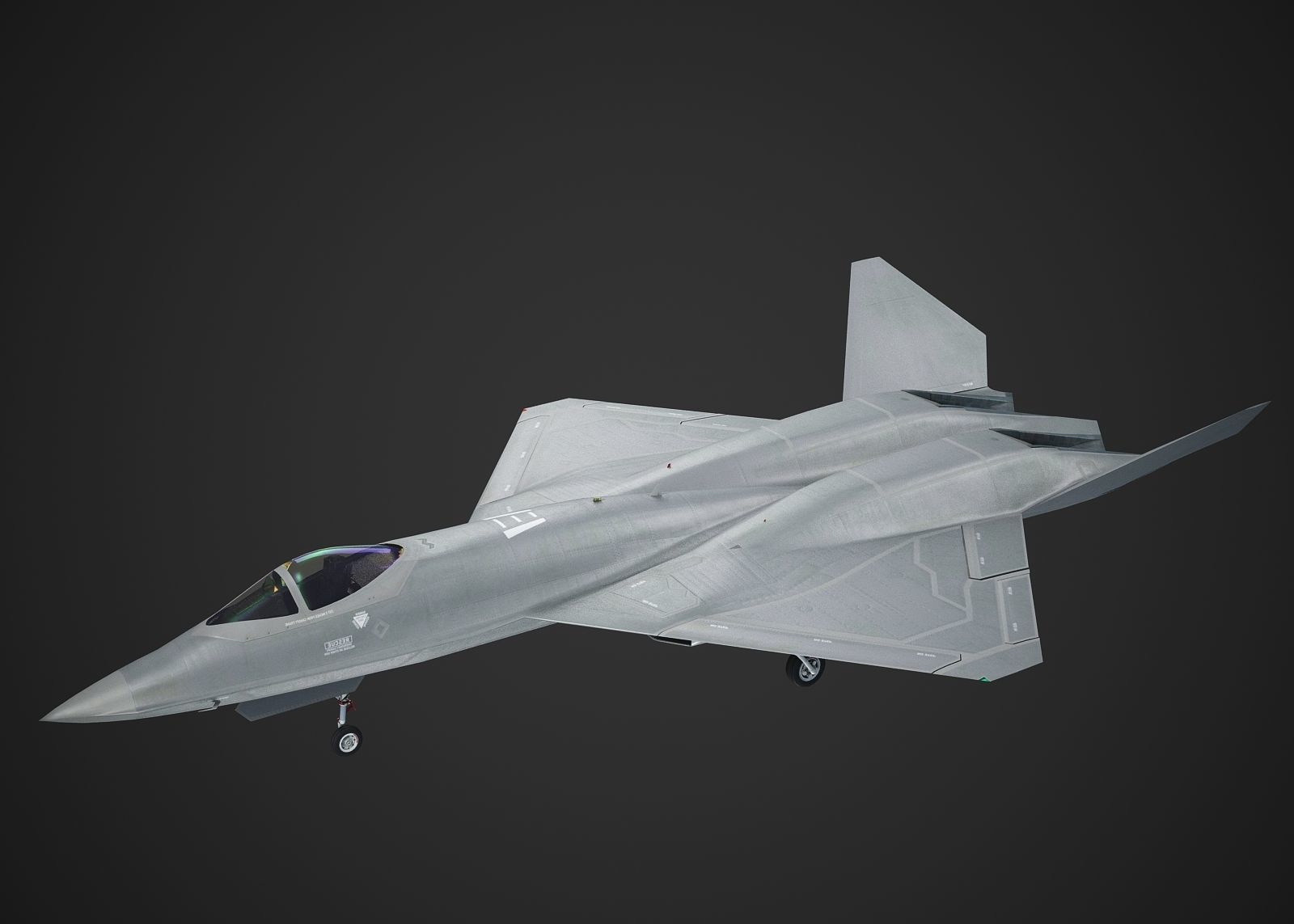 3D asset USAF YF-23 Blackwidow Fighter YF23 F-23 F23