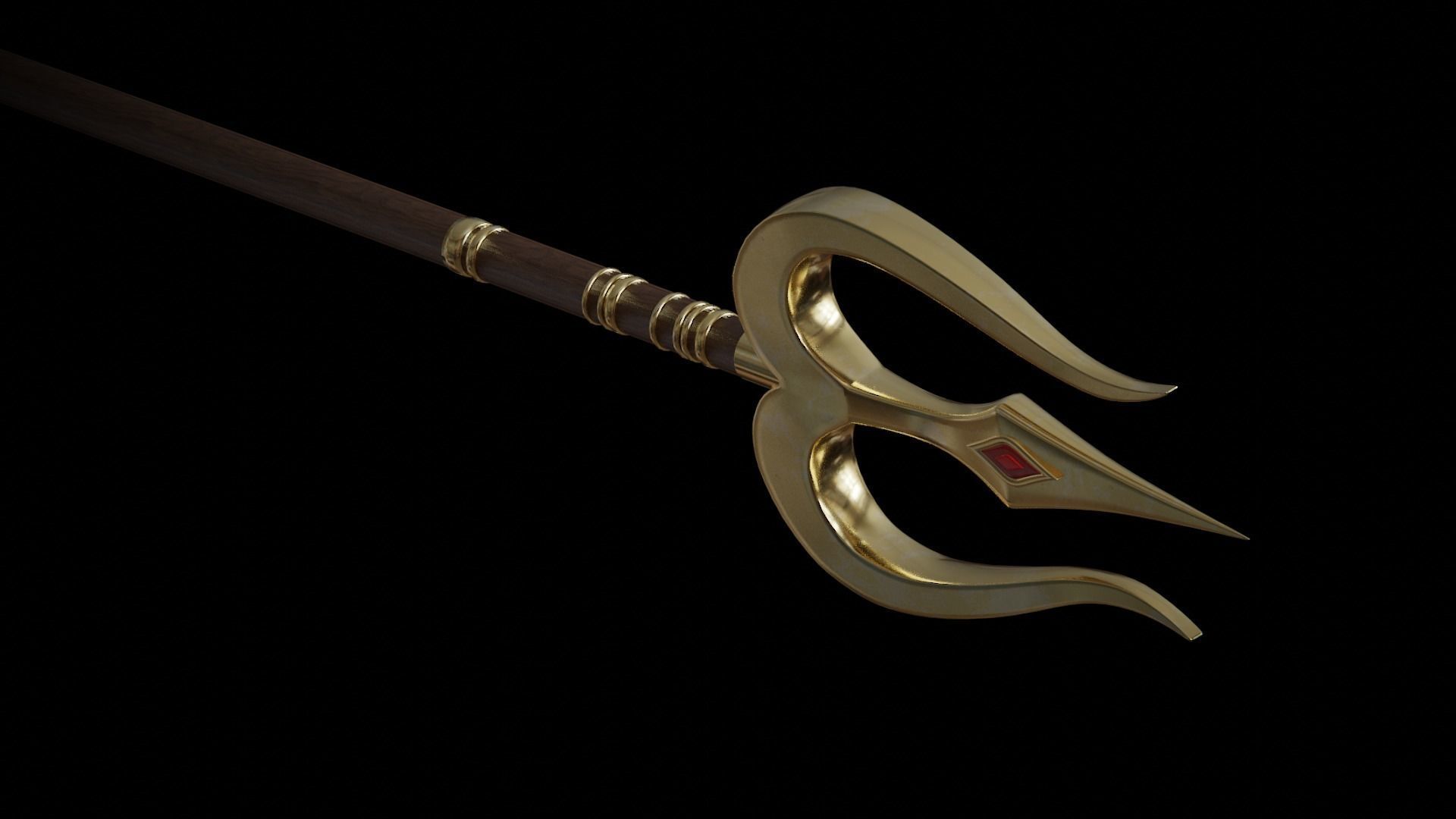 3D model Trishul of Lord Shiva VR / AR / low-poly | CGTrader