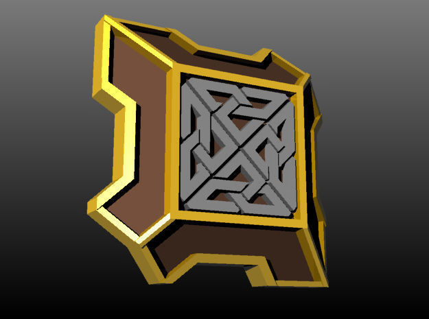 Dwarven Shield free 3D model 3D printable | CGTrader