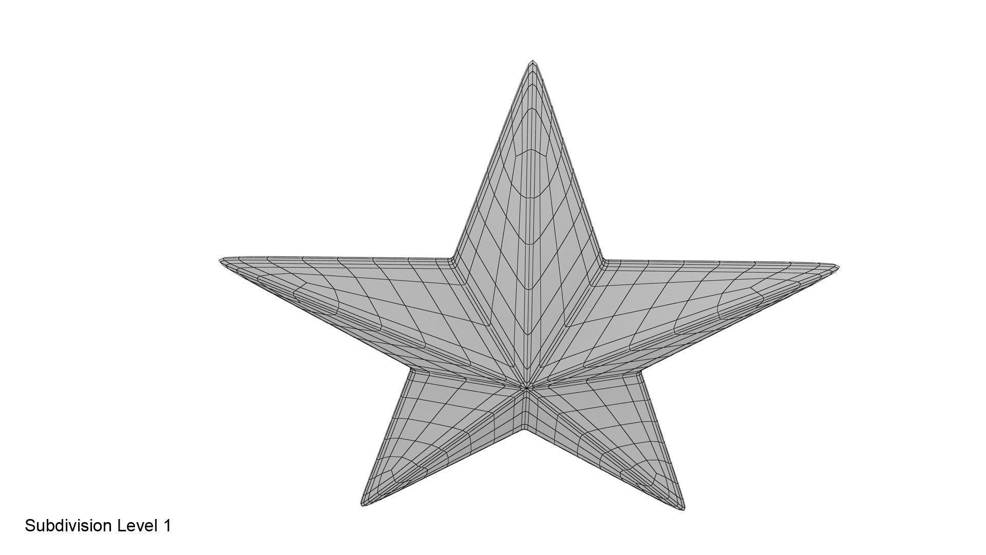 Gold star 3D model | CGTrader