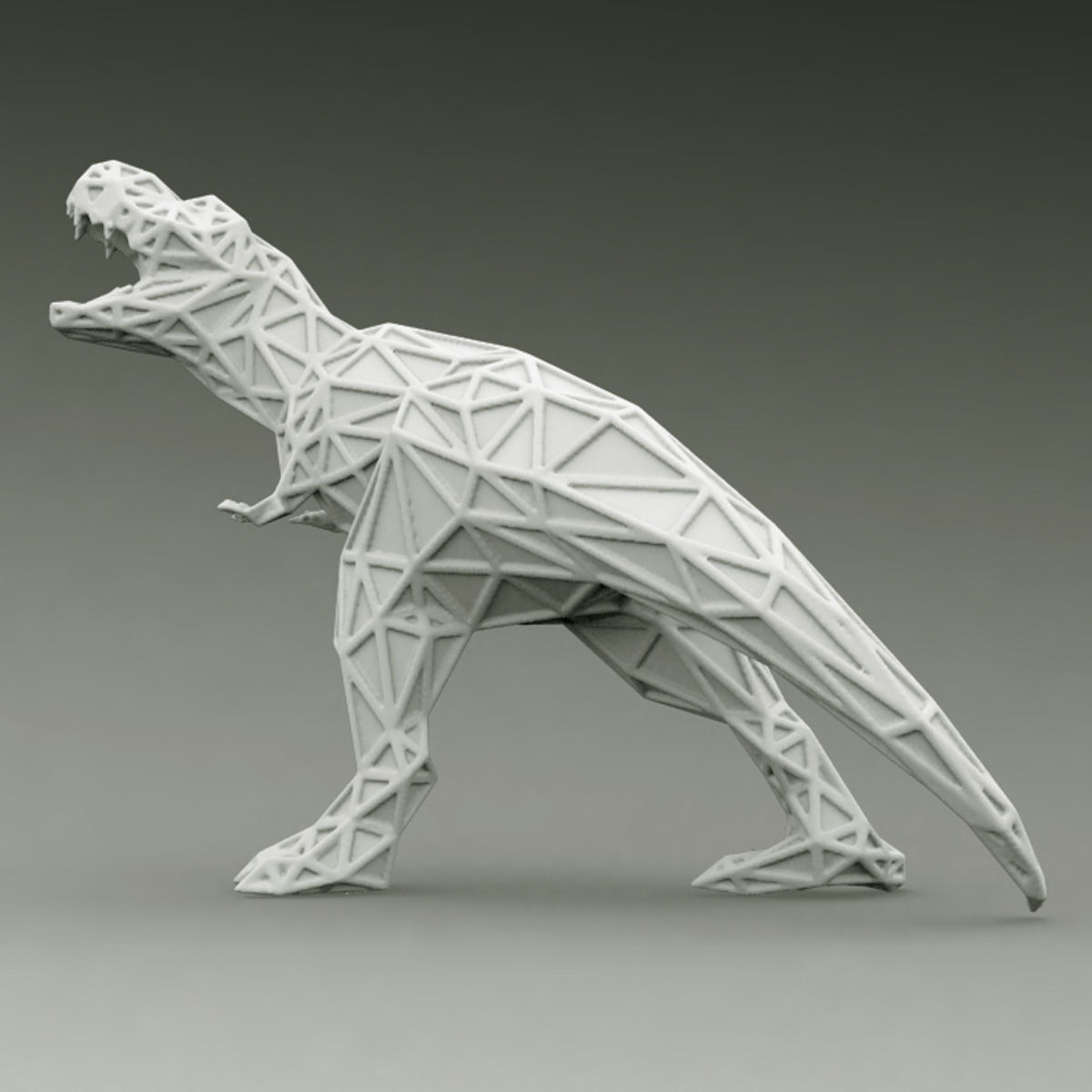 3D PRINTED MODEL T-REX-Prominent-triangulate-design 3D model 3D ...