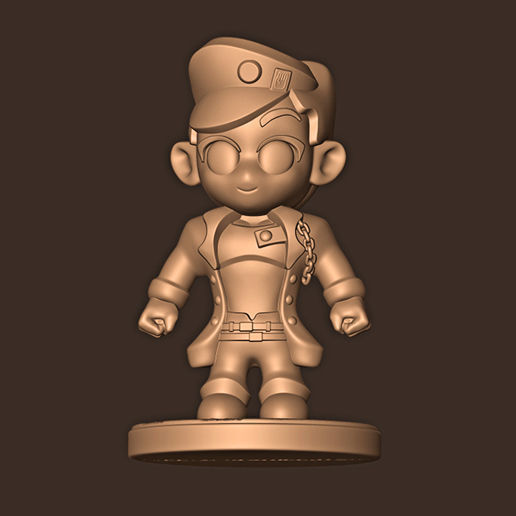 Jotaro Kujo chibi Jojo bizarre adventures 3D model 3D printable | CGTrader