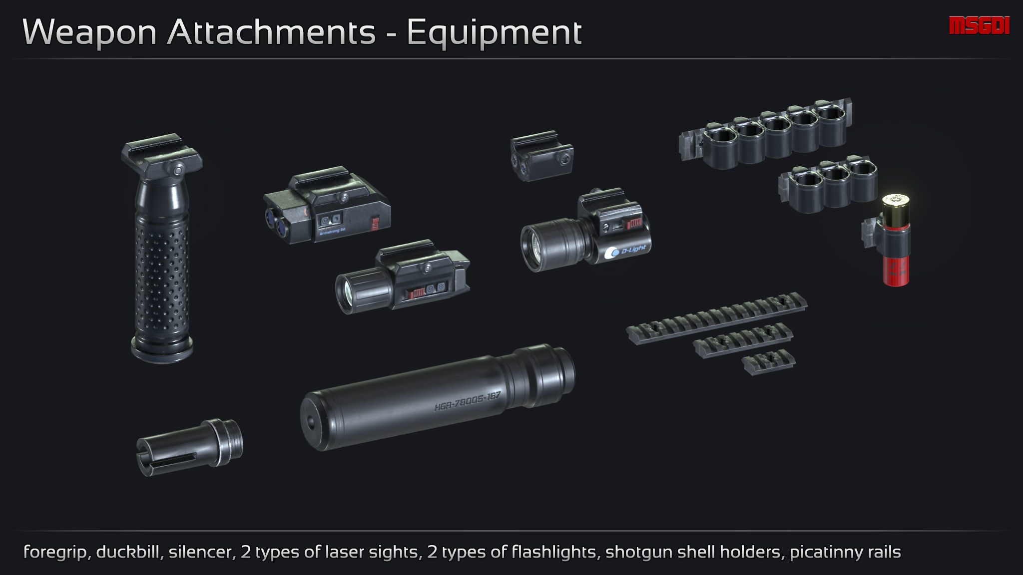 3D model Scifi Minigun MLK 76 VR / AR / low-poly | CGTrader