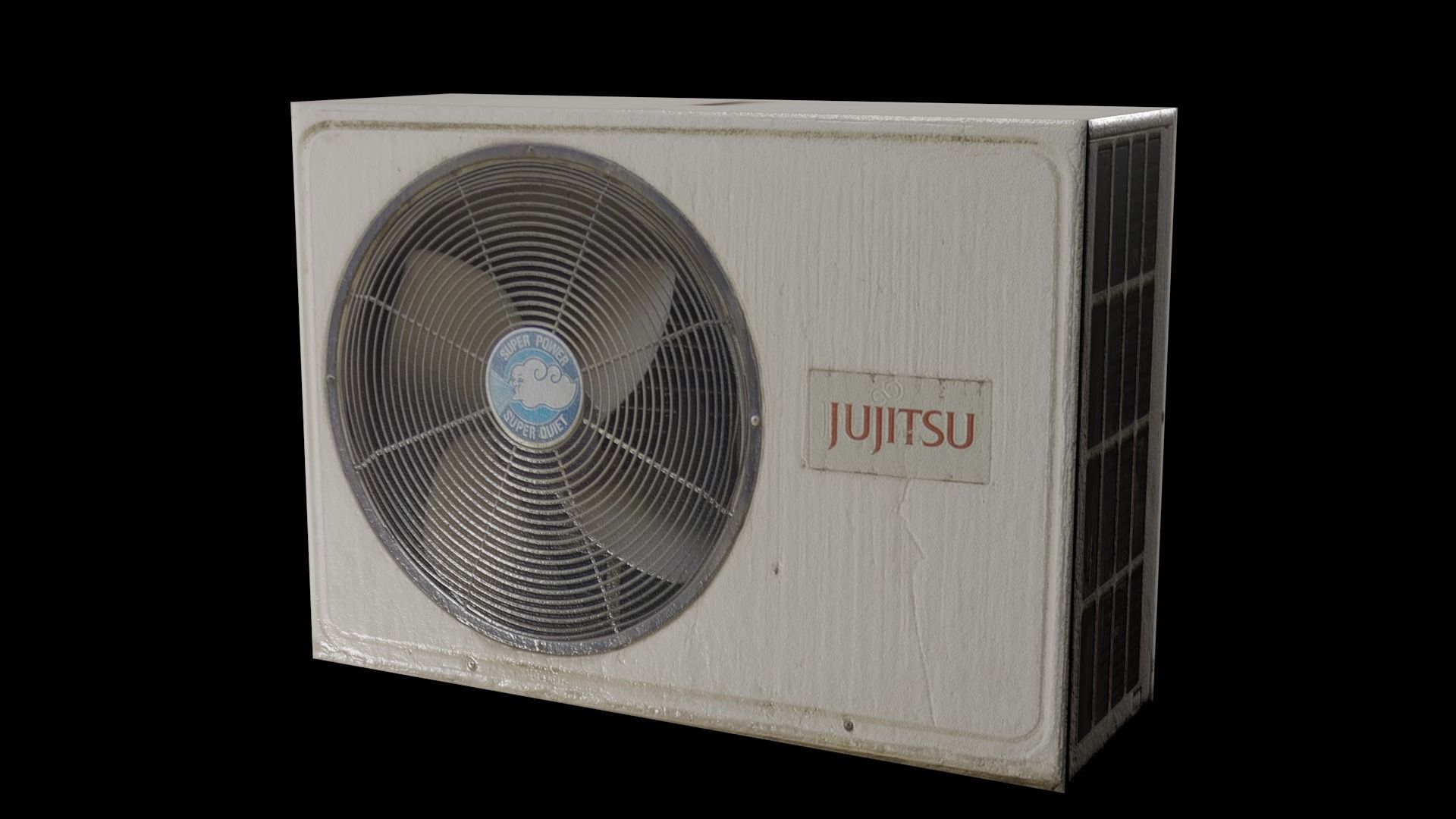 3D model Air Conditioner Dirty And Clean Textures VR / AR / low-poly ...