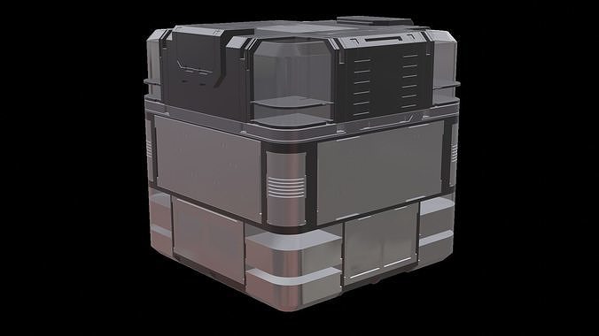 Crate Box 5 3D model | CGTrader